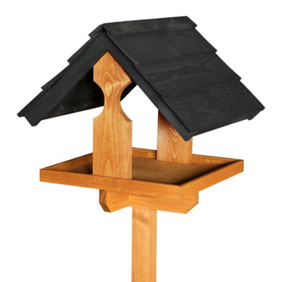 Sarre Black Wild Bird Feeding Table