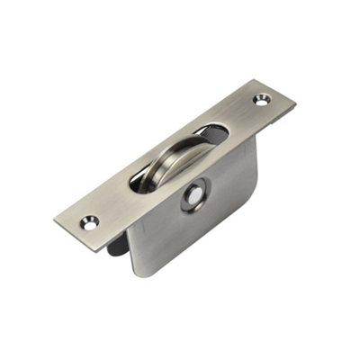 Sash Heritage 2 Inch Ball Bearing Brass Wheel Pulley with Square End ...