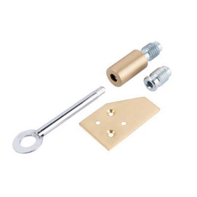 Sash Heritage 28mm Barrel Sash Stop - Satin Brass