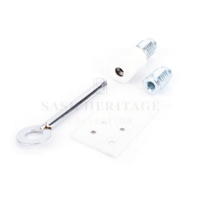 Sash Heritage 28mm Barrel Sash Stop - White