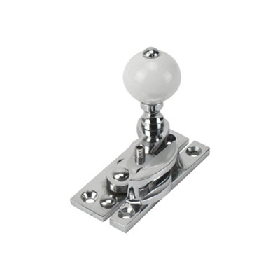 Sash Heritage Claw Fastener with White Ceramic Knob (Locking ...