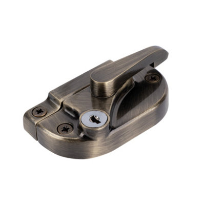 Sash Heritage Modern Cam Lock (Locking) - Antique Brass