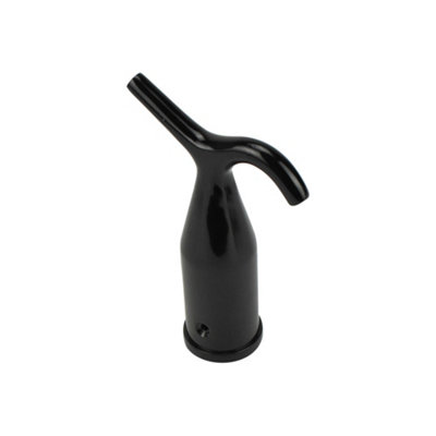 Sash Heritage Pole Hook - Black at B&Q