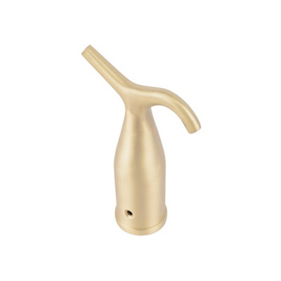 Sash Heritage Pole Hook - Satin Brass