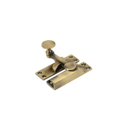 Sash Heritage Quadrant Fastener with Disc Knob (Non-Locking) - Antique ...