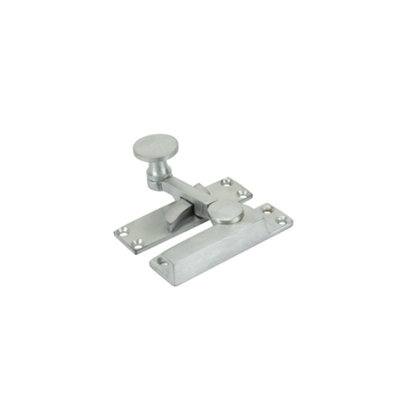 Sash Heritage Quadrant Fastener with Disc Knob (Non-Locking) - Satin Chrome