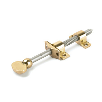 Sash Heritage Sash Screw 102mm - Polished Brass | DIY at B&Q