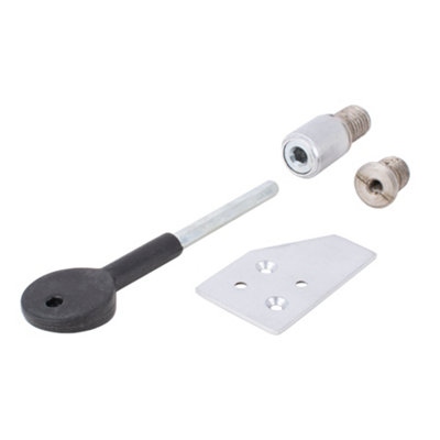Sash Heritage Sash Stop 19mm with 100mm Key and 2 S/S Inserts - Satin ...
