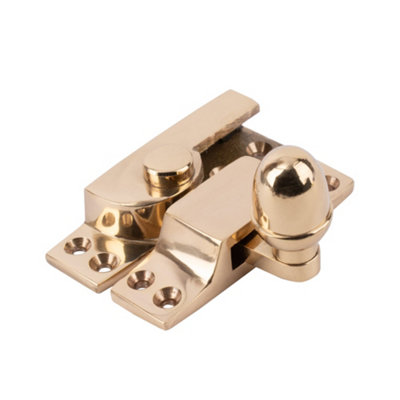Sash Heritage Straight Arm Fastener Acorn Knob - (Standard) - Polished ...