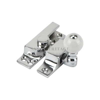 Sash Heritage Straight Arm Fastener with White Ceramic Knob (Narrow ...