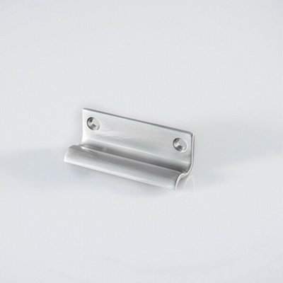 Sash Window Lift Handle 62 x 20mm 47mm Fixing Centres Satin Nickel