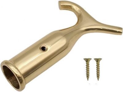 Sash Window Pole Hook Brass Plated Blind Pole Hook Fan Sky Light Loft Hatch Attic Boat Blinds ...