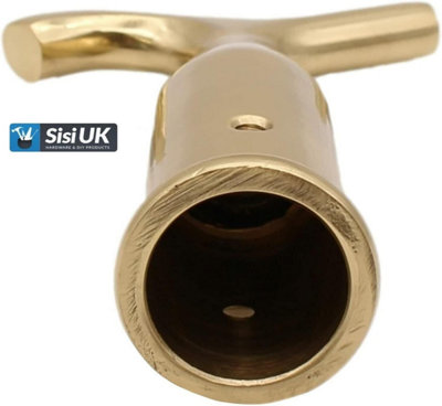 Sash Window Pole Hook Brass Plated Blind Pole Hook Fan Sky Light Loft ...