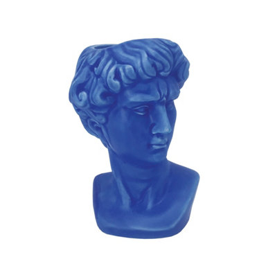 Sass & Belle Small Greek Head Vase Electric Blue