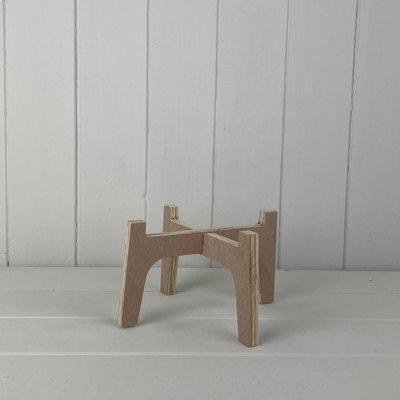 Satchville Brown Slot-Together Plant Stand