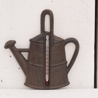 Satchville Cast Iron Watering Can Thermometer