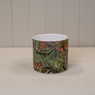 Satchville Ceramic Jungle Design Pot