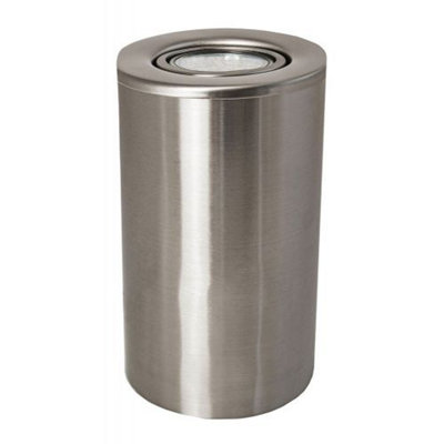Satin Chrome GU10 Floor or Table Lamp Uplighter with Tilt Capability