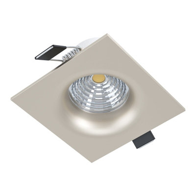 Satin Nickel 6W LED Flush Mount Downlight for Walls and Ceilings