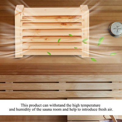 Sauna Room Air Vent Ventilation Grille Panel Louvers Sauna Room Accessories