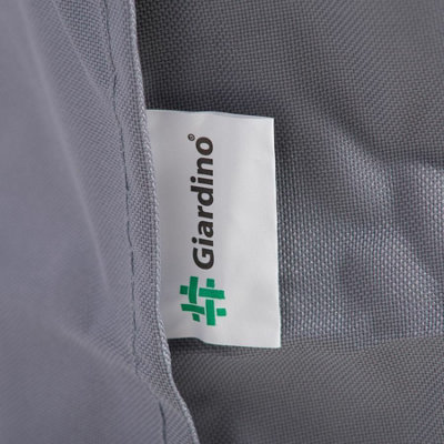 Savannah Round 8 Seater Rattan Patio Dining Set - Grey