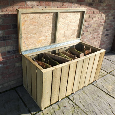 Sawn 4' 2" x 1' 10" Pressure Treated Log Box