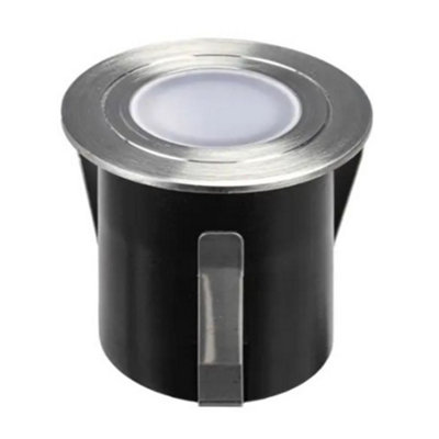 Saxby 67361 Hayz 1.2W LED Stainless Steel Ground Light 6500K | DIY at B&Q