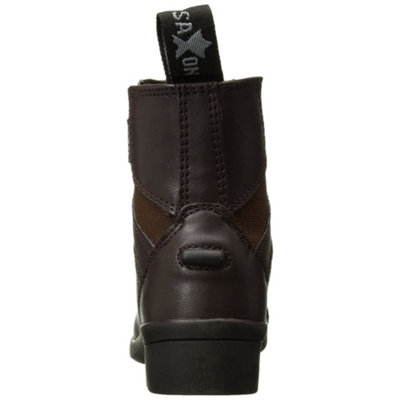 Saxon Unisex Syntovia Zip Paddock Boots Brown (6 UK)
