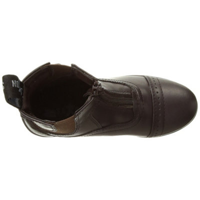 Saxon Unisex Syntovia Zip Paddock Boots Brown (6 UK)