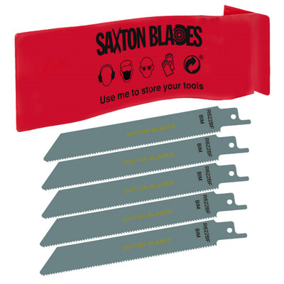 Saxton 150mm Reciprocating Sabre Saw Metal Blades R622BF, Pack of 5 ...