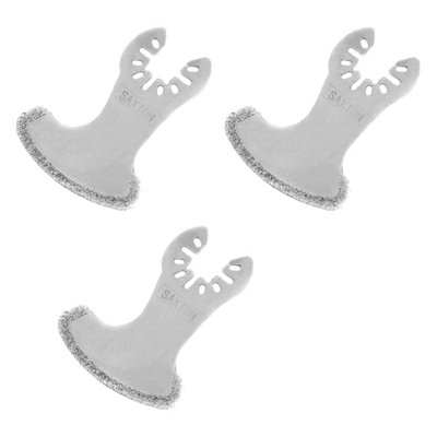 Saxton QFDSB03 Oscillating Multitool Diamond Sickle Blades Pack of 3 ...