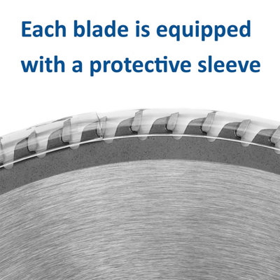 Saxton TCT18580T20B TCT Circular Saw Blade 185mm x 80 Teeth x 20mm Bore ...