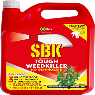 SBK BRUSHWOOD KILLER READY-TO-USE SPRAY 4 LITRE EFFECTIVE FOR BRAMBLES ...