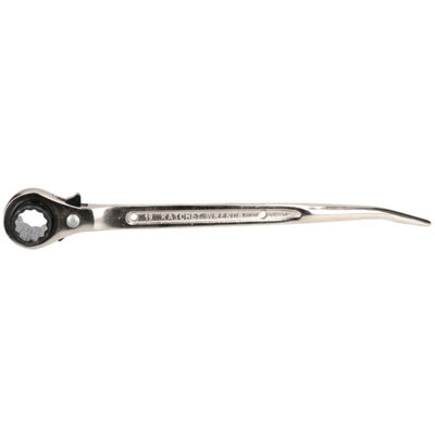 Scaffold Spanner Ratcheting Podger 2 Way Bi-Hex Ratchet 19mm And 21mm ...