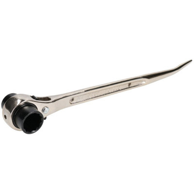 Scaffold Spanner Ratcheting Podger 2 Way Bi-Hex Ratchet 19mm And 21mm ...