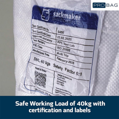Scaffolding Bag - HEAVY DUTY - Certified Scaffolding Bag - SWL 40kg ...