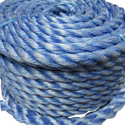 Scaffolding Gin Wheel Rope with Swivel Hook 15 Metre (18MM ...