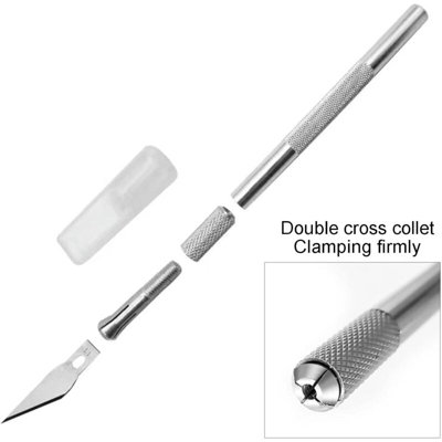 Scalpel Set Precision Cutter Scalpel with 10 Blades Hobby Craft DIY ...