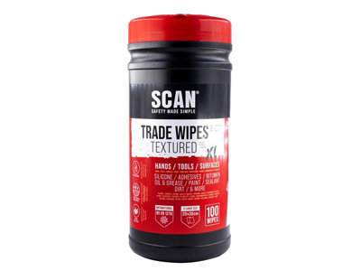Scan ESW100/12 Heavy-duty Trade Wipes (Tub 100) SCACWT100