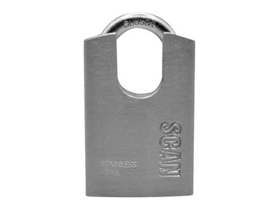 Scan Stainless Steel Shrouded Padlock 40mm
