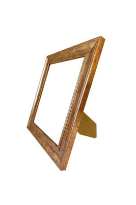 Scandi Antique Gold Photo Frame 12 x 10 Inch