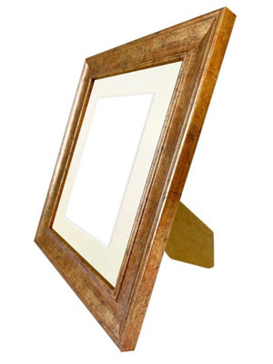Scandi Gold Frame with Ivory Mount for Image Size A4