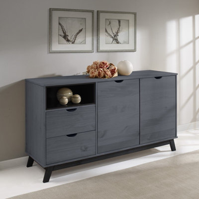 Scandian Grey Sideboard Height-80cm Width-141cm Depth-40cm