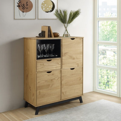 Scandian Sideboard Cabinet Height-120cm Width-96cm Depth-40cm