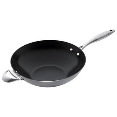 SCANPAN CTX 32 cm Wok with Rack And Sticks | DIY at B&Q