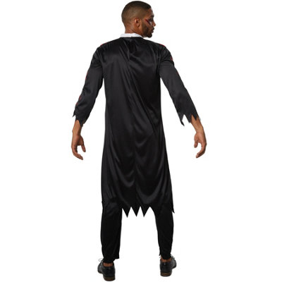 Scary Priest - Halloween fancy dress costume for men 302279 - black/red XXL