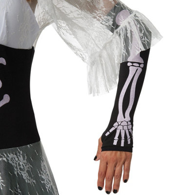 Scary skeleton bride 302008 - black/white XL