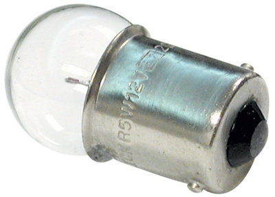 SCC Sidelight & Wedge Bulb BA15s, 12V, 5W Pack Qty 10