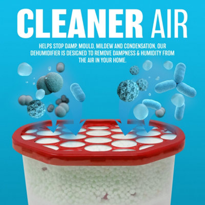 Scented Dehumidifier 500ml Pack of 6 Condensation Remover Absorber ...