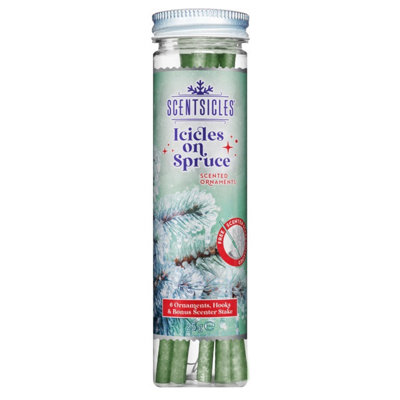 Scentsicles Christmas Scent Sticks - Pack of 6 - Icicle On Spruce